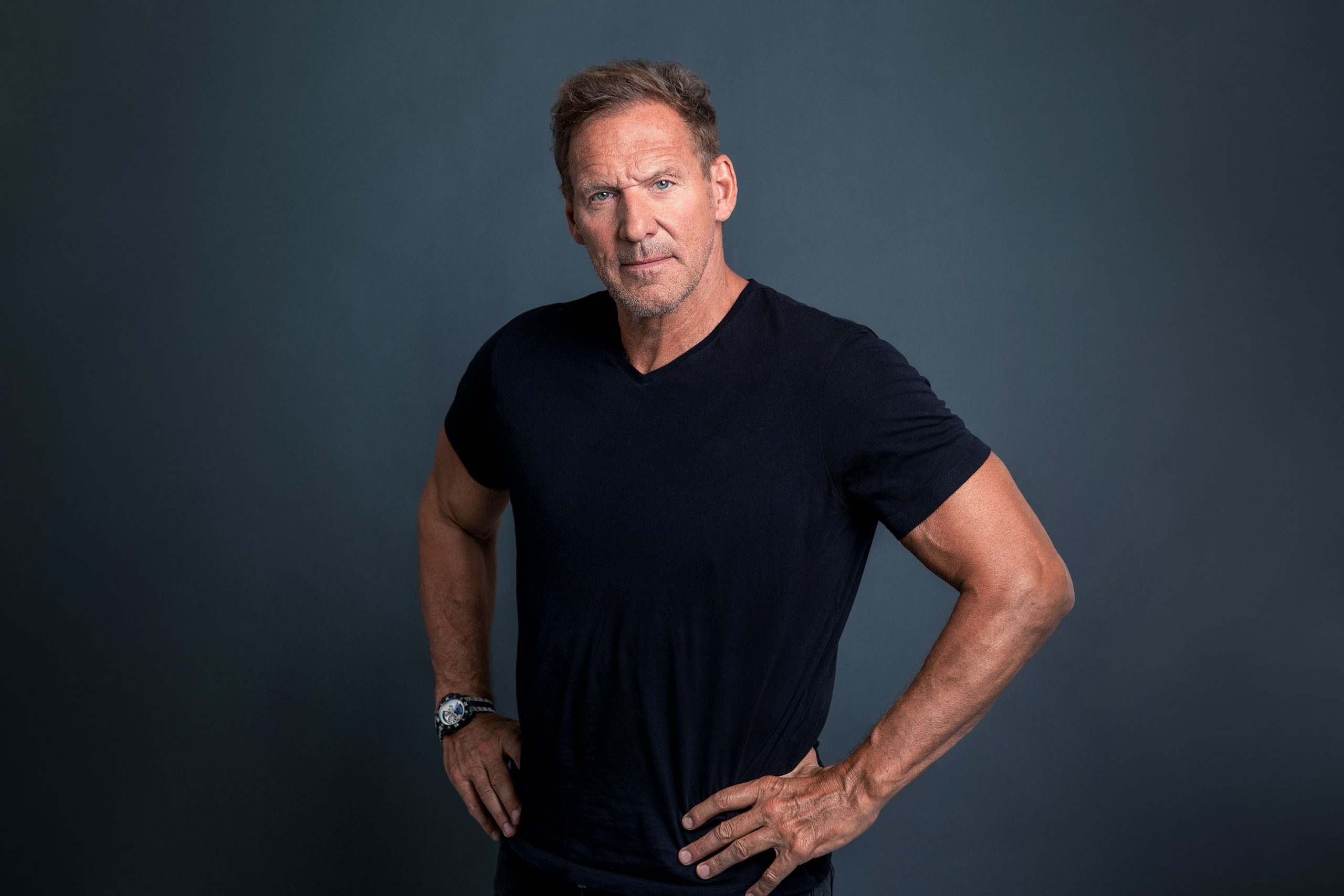 Shooting the Gladiator, Ralf Moeller - Fotostudio Helle Kammer